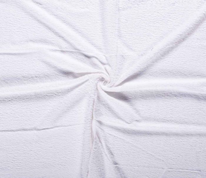 Terry Towelling Fabric Optical White