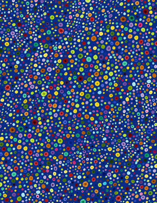 Glass Beads Fabric | Blue